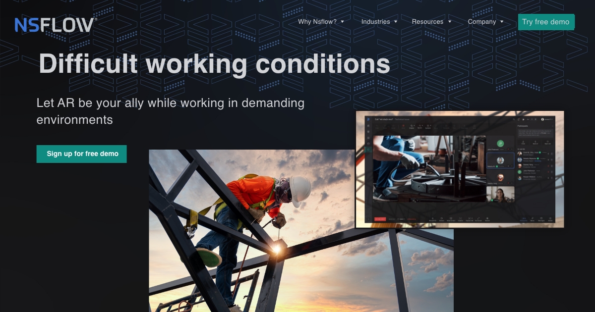 Augmented Reality in difficult working conditions
