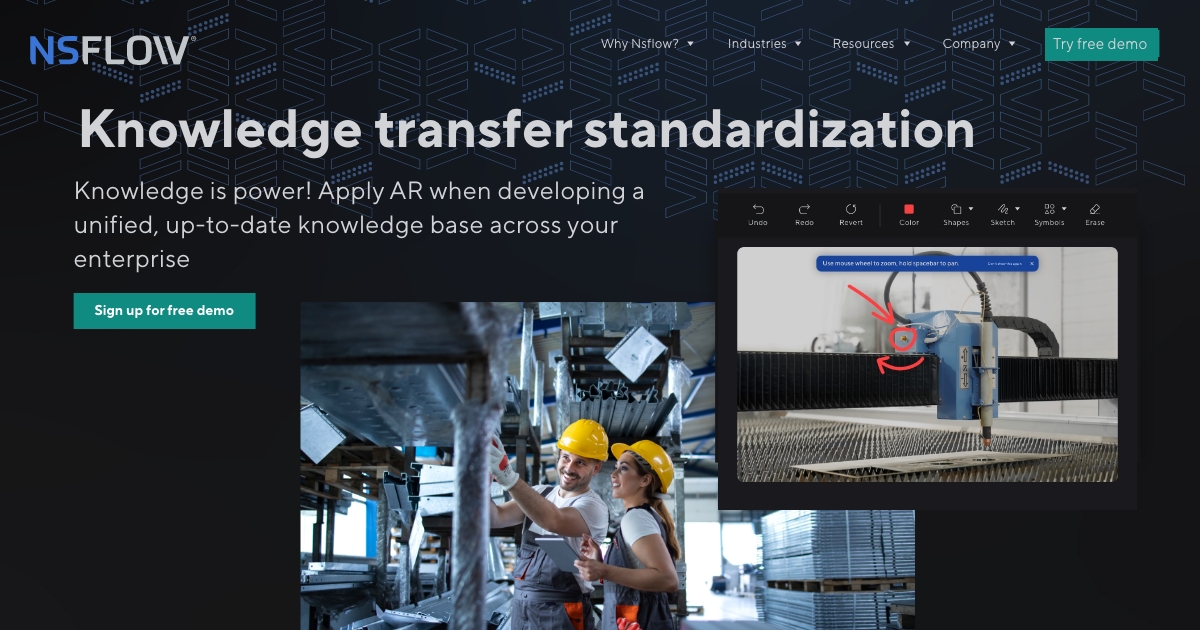 AR in knowledge transfer standardization