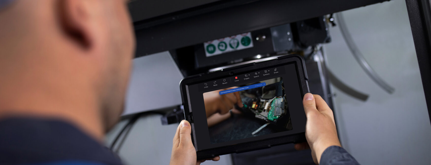 AR in executing remote training