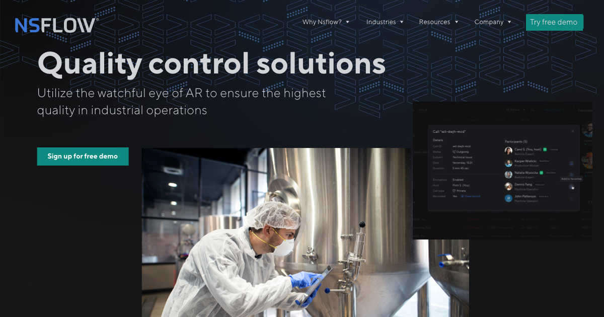 AR in quality control solutions